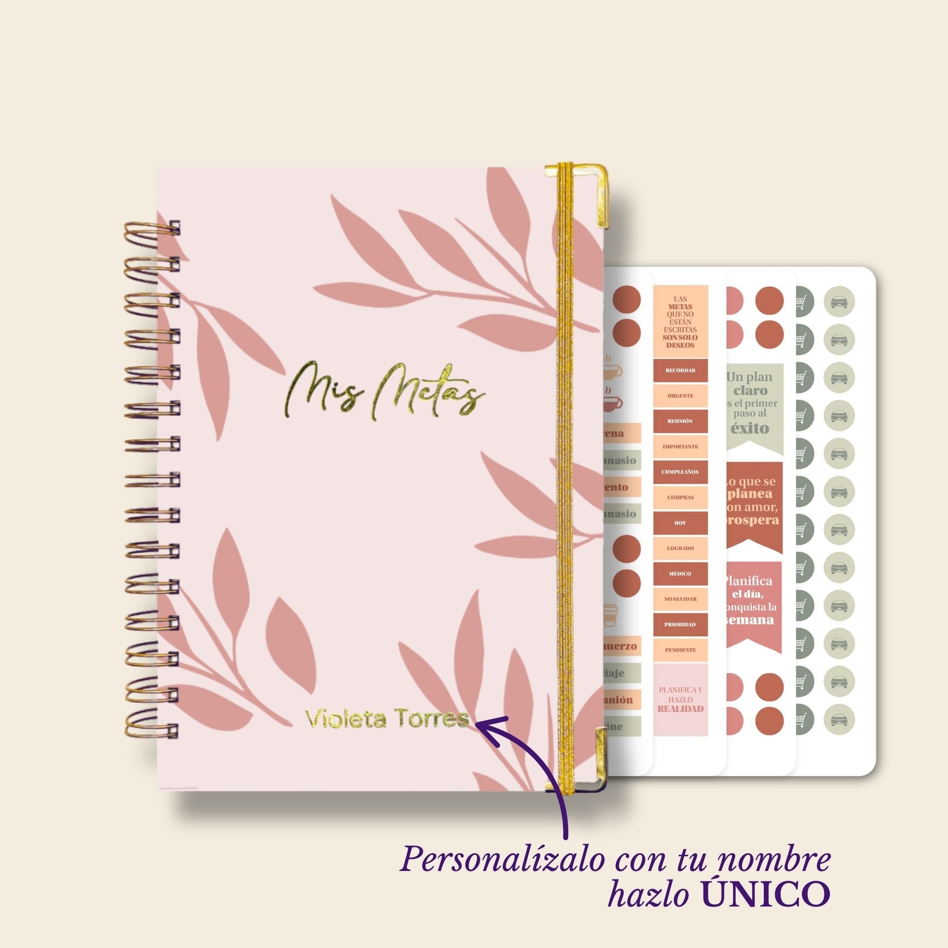 Planner de Productividad Mis Metas | Leaf – Unico Planners